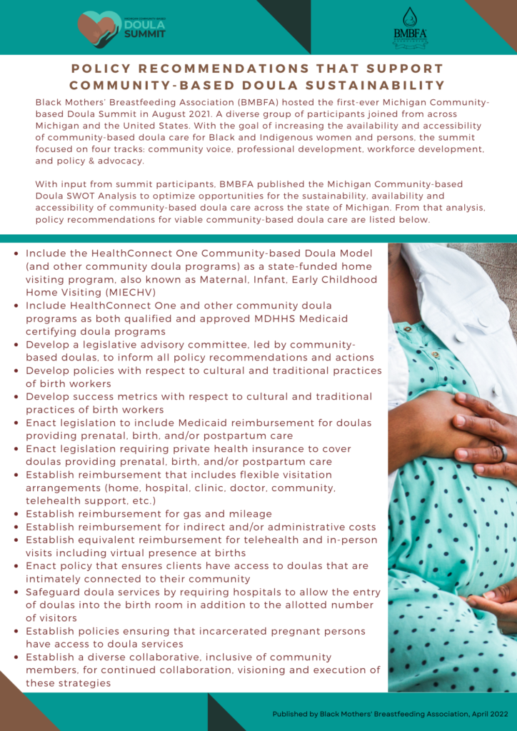Doula Policy Recommendations - BMBFA